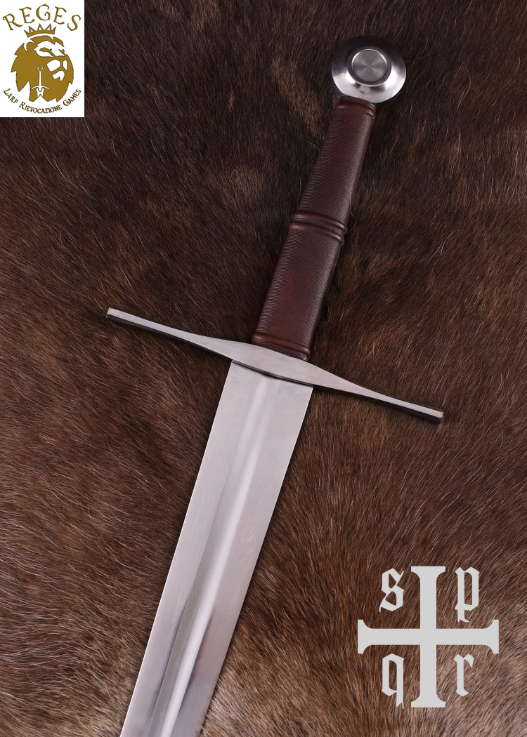 Spada ad una mano e mezza, battleready, 115 cm – REGES Larp e Rievocazione