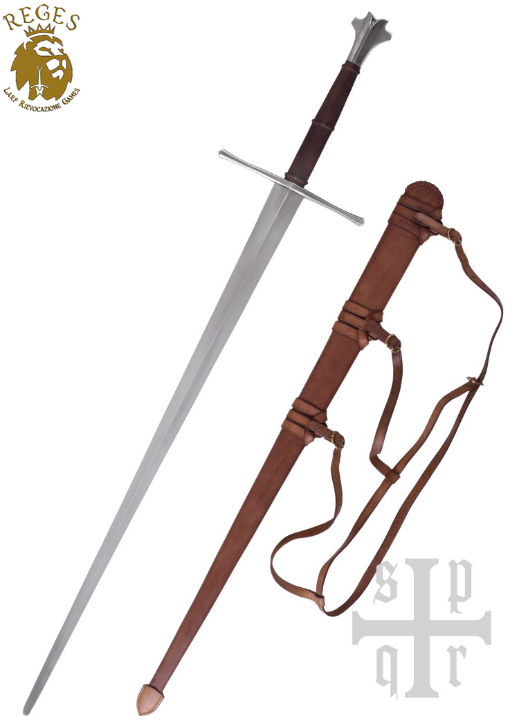 Spada lunga con pomo a coda di pesce, battleready, 123 cm – REGES Larp ...