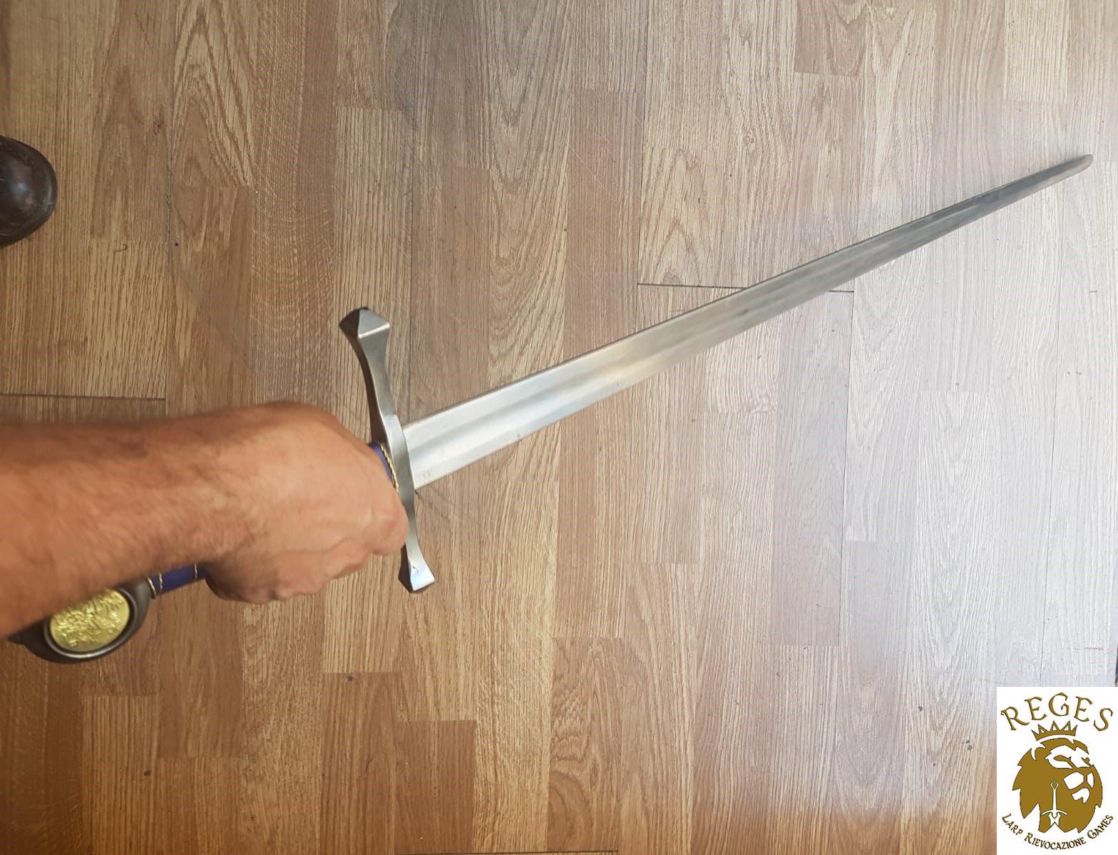 Spada ad una mano decorata, battleready, 90 cm – REGES Larp e Rievocazione