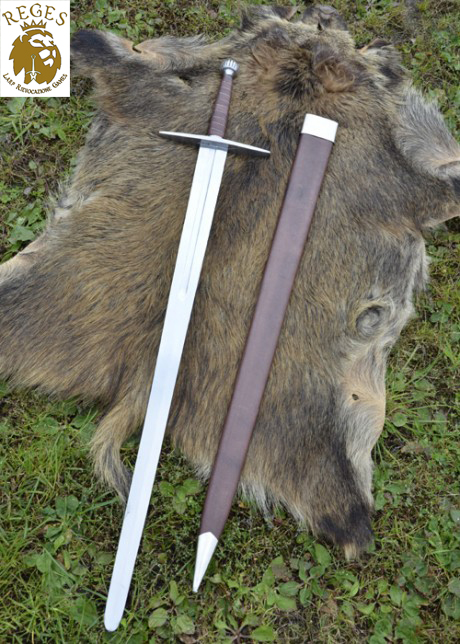 Spada bastarda medievale, con fodero, 116,5 cm, regular – REGES Larp e ...